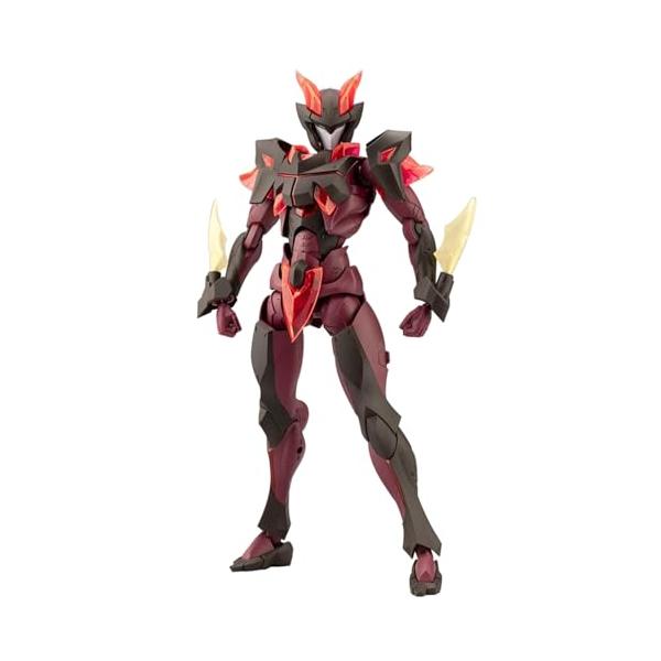 【商品概要】(C) KOTOBUKIYA全身約54カ所が可動。「膝関節」は一重関節の構造ながら深く曲がり、スネ内部に追加された可動軸で「正座」することも可能。「つま先可動」も加えられてよりアグレッシブな演技をさせることが可能。複数のジョイン...