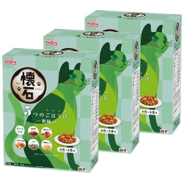 【商品概要】原材料：穀類（とうもろこし、小麦粉、コーングルテンミール）、肉類（ミートミール、チキンミール、チキンレバーパウダー）、豆類（脱脂大豆）、油脂類（動物性油脂）、魚介類（フィッシュエキス、白身魚エキス、しらす、うるめ煮干削り、かつお...