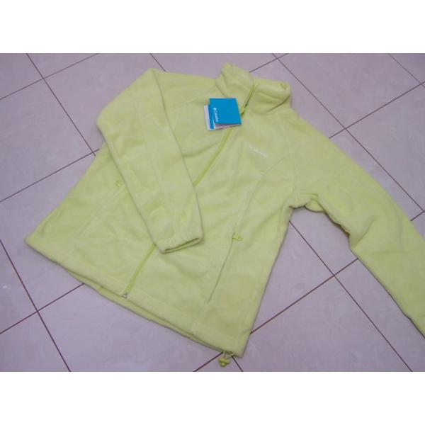 ■新品 タグ付■コロンビア Columbia ■上質フリースで確かな品質■女性レディース用■表記サイズ M■実寸 裄丈85 脇下〜袖口55 身幅（脇下を結んで）53 着丈64（約cm）■カラー レモンイエロー系■素材 ポリエステル100％