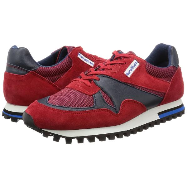 ■新品 元箱入■ZDA ■スロバキア製■表記サイズ 41で25.5cm■メイン素材: 牛革■カラー レッド/ネイビー ■ソール素材または裏地: 合成底 ■ヒールの高さ: 4.5 cm ■留め具の種類: レースアップ ■ソールの厚さ:2cm