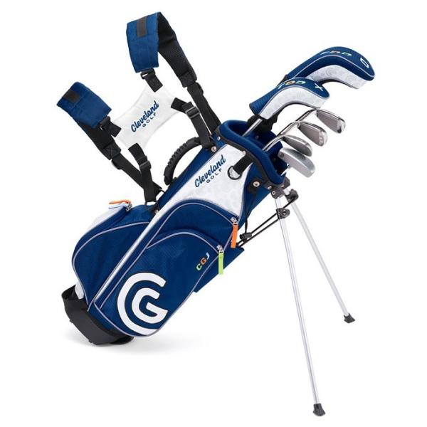 Cleveland Golf Medium Junior Set！：スペック：適応年齢:7歳-9歳適応身長:44"-53"(約112cm-135cm) セット内容：Driver(18°), Hybrid(28°), 7 &amp; 9 Ir...