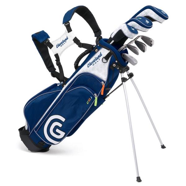 Cleveland Golf Large Junior Set！：スペック：適応年齢:10歳-12歳適応身長:54"-63"(約137cm-160cm) セット内容：Driver(18°), Fairway(22°), Hybrid(28°...
