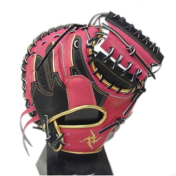 ☆要 kaname(カナメ) 　限定商品！January 2026 limited edition■一般軟式用■捕手用■右投げ用■ LEATHER STEER HIDE LEATHER （BLACK×PINK×BLACK×GOLD）■ PA...