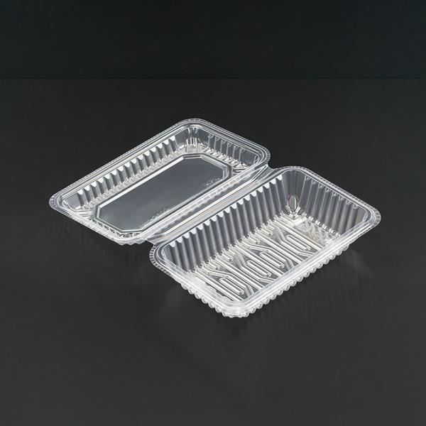 材質：PP外寸：161×106×30（フタ13）mm透明なので中身がよく見える、レンジアップ可能なフードパックです。耐油性に優れるポリプロピレン製。●電子レンジ使用可●耐熱温度:110℃●入数:100枚※商品画像は実物と多少色味が異なる事が...