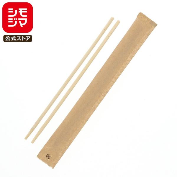 サイズ：φ4.5mm×20cm材質:竹成長の早い竹を使用し、形状をスリム化した環境にやさしいお箸です。紙完封（未晒）●楊枝なし ●入数：100膳※商品画像は実物と多少色味が異なる事がございます。予めご了承ください。※弊社配送センターより発送...