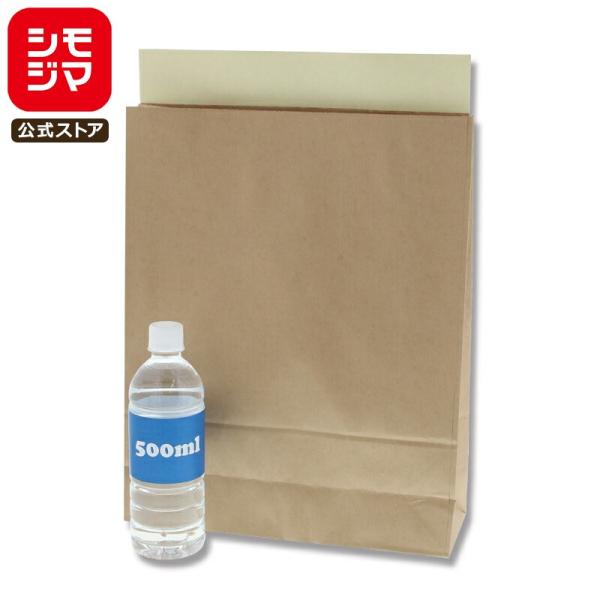 ●メーカー名：株式会社シモジマ●JANコード：4901755363173●商品コード：004192410●備考：サイズ:横320×マチ110×高400mm+50(ベロ)mm　色・柄:未晒無地　入り数:25枚○厚みのある書籍や洋服など様々なも...