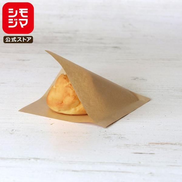 シモジマコード：004180601材質：未晒クラフト紙40g+内側水性コーティングサイズ：幅120×高120/口ずらし内4mmポリエチレン不使用の環境にやさしい商品です。水性バリアコーティングにより耐油性、耐水性、生分解性があります。テイク...