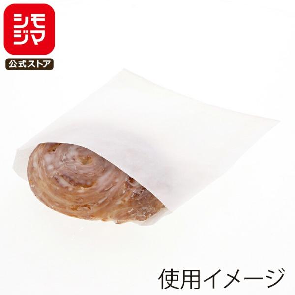 JANコード:4901755573459 シモジマコード:004180440サイズ:幅175mm×高175mm+ベロ15mm材質:ノンフッ素耐油晒クラフト紙45gノンフッ素の耐油袋です。唐揚げや天ぷら、パンなどの総菜を入れるのに適した袋です...