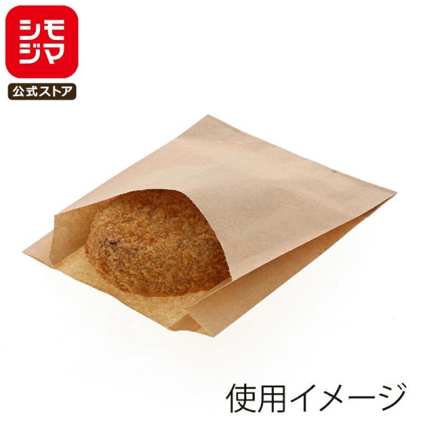 JANコード:4901755573480 シモジマコード:004180411サイズ:幅105mm×横マチ35mm×高130mm材質:ノンフッ素耐油未晒クラフト紙45gノンフッ素の耐油袋です。ポテトやコロッケなどの総菜を1個入れるのに適した袋...
