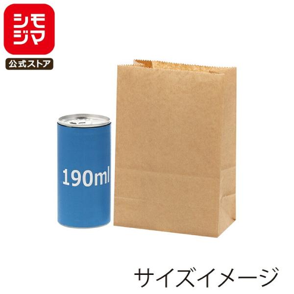 JANコード:4901755573978 シモジマコード:004180311サイズ:幅110mm×マチ60mm×高160mm材質:ノンフッ素耐油未晒クラフト紙50gノンフッ素の耐油袋です。ポテトやコロッケなどの総菜を入れるのに適した袋です。...