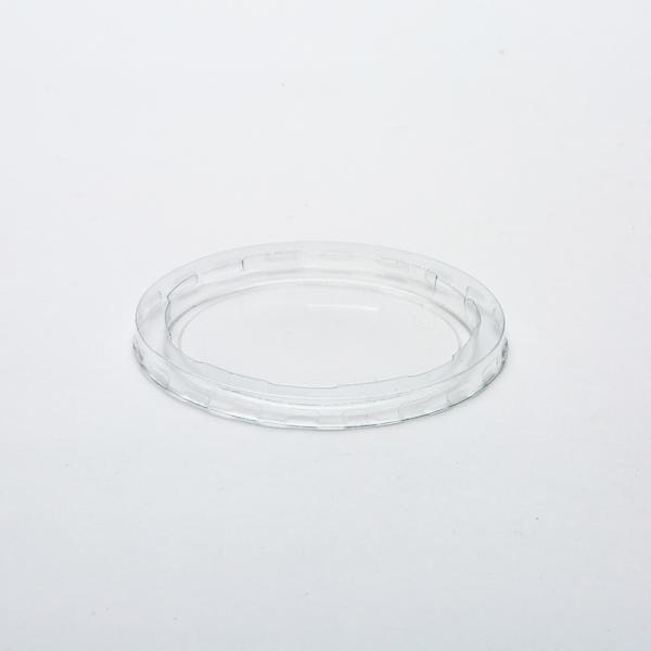 ●JANコード：4901755617641●備考：サイズ:φ71×6Hmm 材質:A-PET〇シモジマ商品コード:004739610〇デザートカップ口径71φmmの共用透明蓋です。〇嵌合部から天面が少し下がり、しっかりと容器を包み込むため、...