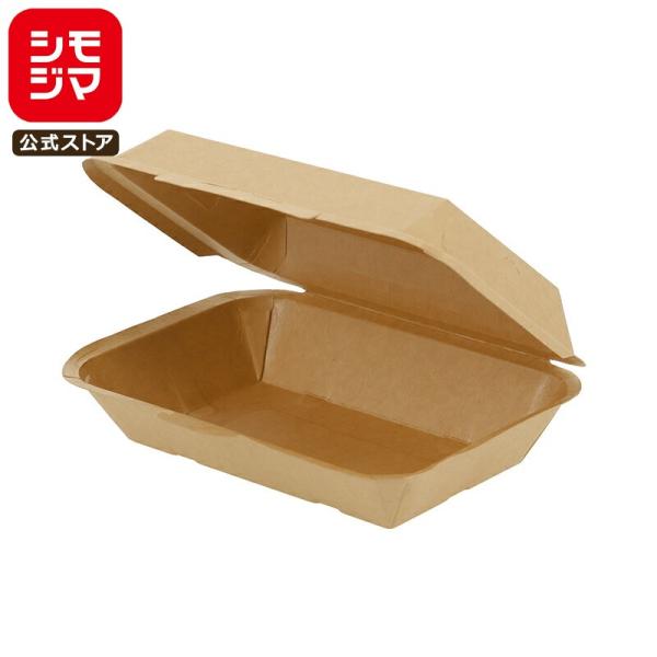 JANコード4901755689655 シモジマコード:004490432材質:未晒クラフト紙+PEコーティング商品サイズ:縦120×横165×高50mmプラスチックの代替え用に生まれた紙製で環境に優しい食品容器です。テイクアウトや行楽、ア...