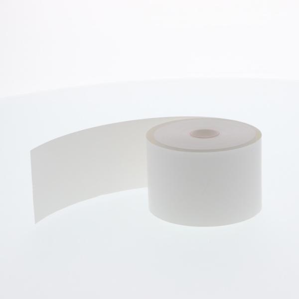●JANコード：4901755741100●備考：サイズ：紙幅58mm×全長63M×口径20mm 材質：感熱紙　5巻入り○ゴミが出ない芯無し（コアレス）のレジペーパーです。○スタンダードな58mm幅、印字内容の保存性が高めで約5年保存が効く...