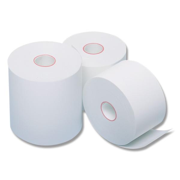 ●メーカー名：●JANコード：4901755741421●備考：紙巾58×直径70mm　長さ55m　5巻○ゴミが出ない芯なしのレジペーパーです。※商品画像は実物と多少色味が異なる事がございます。予めご了承下さい。※弊社配送センターより発送の...