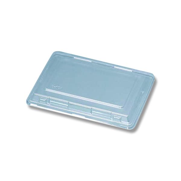 JANコード：4977017216006 シモジマコード：004450094サイズ：174×119×12mm材質：OPS折箱の高級感に機能性をプラスした料理、食品容器(フタ)です。※商品画像は実物と多少色味が異なる事がございます。予めご了承...