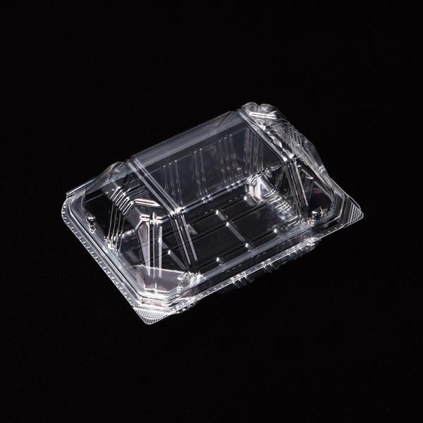 カチッとはまる嵌合タイプのフードパック。おにぎり2〜3個用に漬物入れの仕切り付きの容器です。●電子レンジ使用不可●オーブン使用不可●耐熱温度：80℃●入数：50枚※ 商品画像は実物と多少色味が異なる事がございます。予めご了承ください。 ※弊...