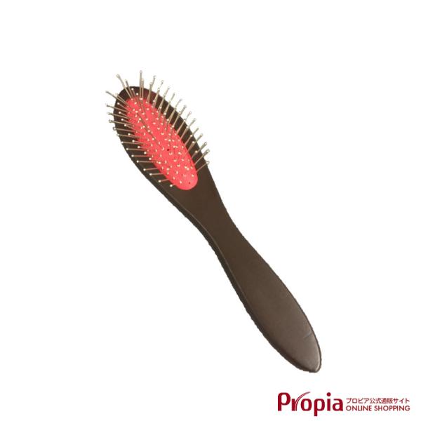 プロピアレディース 部分ウィッグ PON-PAに最適！ウィッグ エクステ　専用クッションブラシ ウィッグのスタイリングやお手入れに最適な金属製のクッションブラシです。目が粗いので絡まりにくくウィッグをいためず美しく保ちます♪ブラッシングの際...