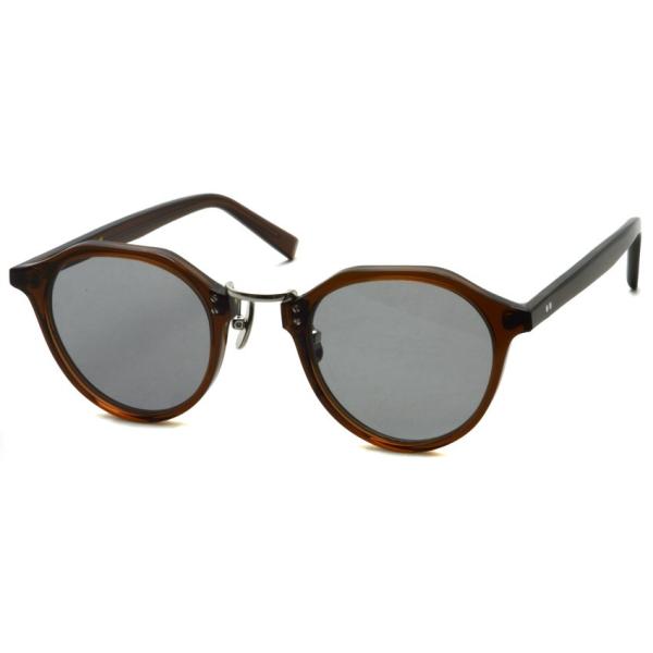 ・ブランドA.D.S.R.・モデルSATCHMO 15 サッチモ 15・カラーClearBrown / Silver - Light Grayクリアブラウン / シルバー ライトグレーフラットレンズ ・レンズカラーLight Grayライト...