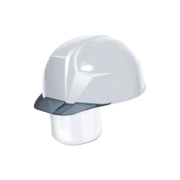 【商品名】DICプラスチック安全資材営業部 超軽量 透明バイザーヘルメット(シールド面付) AA23-CS KP 白/スモーク AA23-CS-HA8-KP-W/S【メーカー名】DICプラスチック安全資材営業部【商品名称】超軽量 透明バイザ...