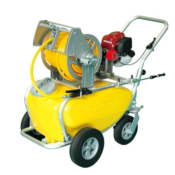 【商品名】【法人限定】 工進 KOSHIN 8.5φ50Mホース+ホースリール+50Lタンクキャリー付 MS-ERH50TH85 園芸用関連【メーカー名】工進 KOSHIN【商品名称】8.5φ50Mホース+ホースリール+50Lタンクキャリー...