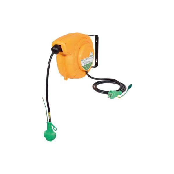 【商品名】日動工業 NICHIDO 自動巻きリール オートリール 100V 3芯×10m アース付 AL-E103N 1台 AL-E103N【メーカー名】日動工業【商品名称】NICHIDO 自動巻きリール オートリール 100V 3芯×10...