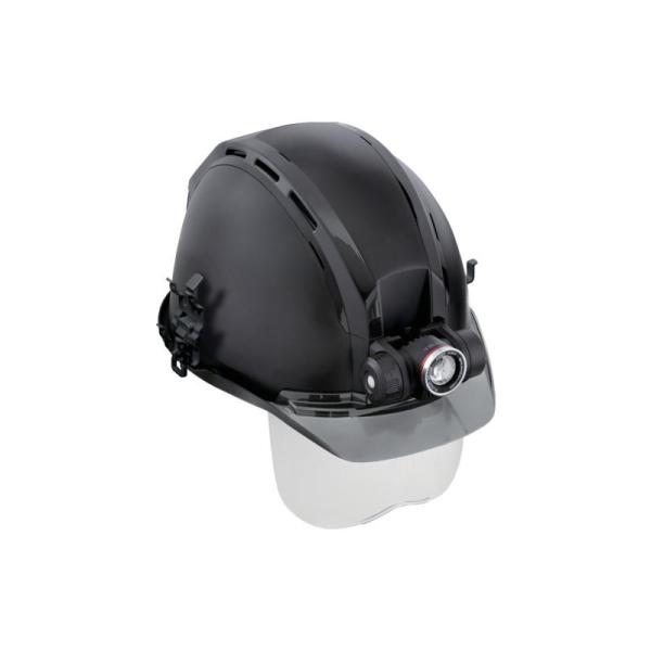 【商品名】TJMデザイン タジマ ヘルメット セフメット(セフ取付溝付ヘルメット) アドバンスセット KJM ファン付 マットブラック シールド付 HSMBSA1【メーカー名】TJMデザイン【商品名称】タジマ ヘルメット セフメット(セフ取...