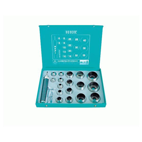 【代理店直送品、個人宅への配送不可】■仕様■セット内容：5mm、6mm、8mm、9mm、10mm、13mm、16mm、19mm、20mm、22mm、25mm、28mm、30mm、32mm、35mm、38mm、40mm　各1本　計17本入り（...