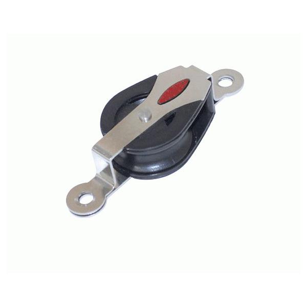 【代理店直送品、個人宅への配送不可】・樹脂製（枠はステンレス製）滑車・吊り下げ型吊り下げてロープを通し軽量物の上げ下ろしや引っ張りにお使いください。・ビス止め型壁や柱に取り付け、ロープを通して軽量物の吊り上げや引っ張りにお使いください。■仕...