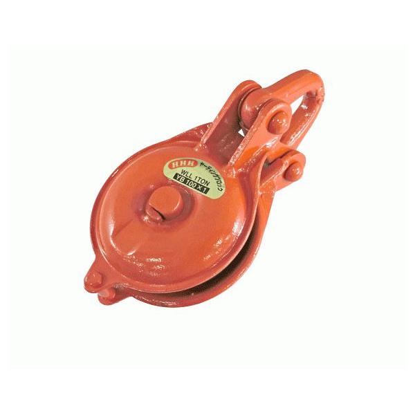 【代理店直送品、個人宅への配送不可】■仕様■車数：1車車径：100mm使用荷重：1ton溝巾：12mm全長(A)：225mm全巾(B)：121mm径(D)：16mmベアリング×入数：6203ZZ×１ヶ自重：1.8kg