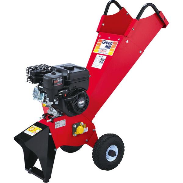 【メーカー直送品■2〜5営業日出荷予定】園芸用エンジン式粉砕機小型でコンパクトなのに、ハイパワー！最大400ｍｍの太枝も強力に粉砕でき、大容量の剪定枝も約1/5にスッキリ減容！■仕様型式：GMC-400◆エンジン部・動力-4サイクルOHV/...