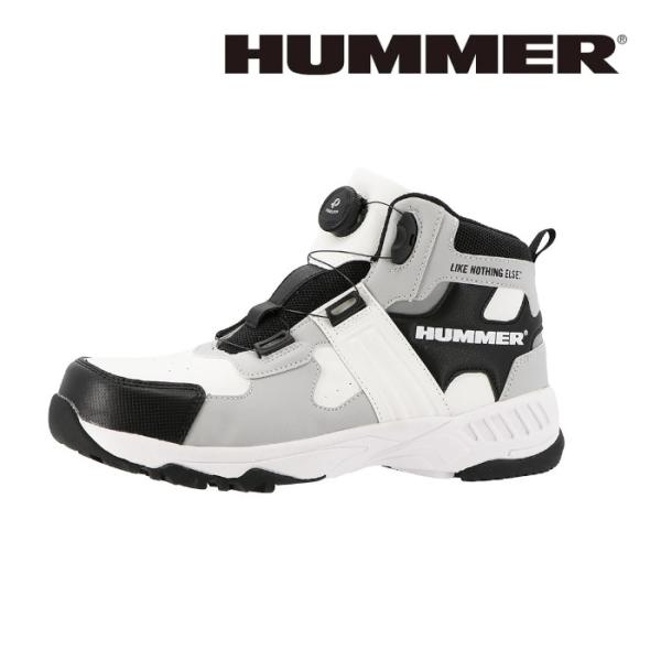 【お取り寄せ品■３〜４営業日出荷予定】◇SUVブランドの「HUMMER」をイメージしたワークシューズ、ミドルカットタイプ◇FREELOCKダイヤル式で、脱ぎ履き・フィット感の調節が容易にできる■重 量：約435g（26.0cm片足）■素 材...
