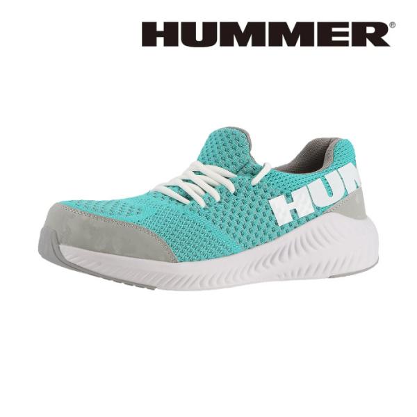 【お取り寄せ品■３〜４営業日出荷予定】◇SUVブランドの「HUMMER」をイメージしたワークシューズ、ミドルカットタイプ■重 量：約330g（26.0cm片足）■素 材：アッパー（合成皮革、合成繊維）底（EVA・ゴム）■仕様 ●軽量の樹脂製...