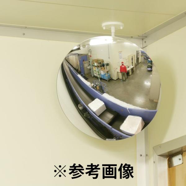 【メーカー直送品■１〜３営業日出荷予定】●サイズ：Φ440(mm) ●ミラーの厚さ：2(mm) ●重量：0.88(kg) ●像の大きさ：600R ●材質／ミラー：アクリル フレキシブルアーム：スチール ●アーム長さ：250(mm) ●取付場...