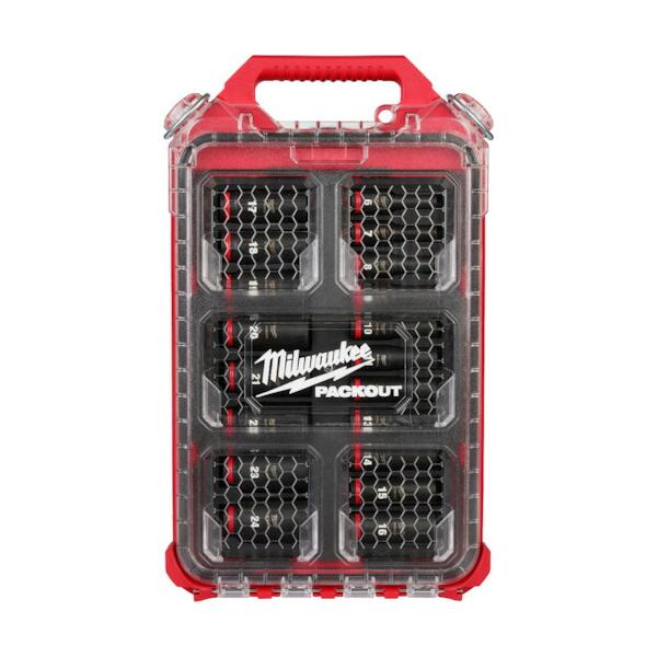 【お取り寄せ品■２〜４営業日出荷予定】特長●PACKOUT ロープロファイルオーガナイザー（Sサイズ）に収納された3/8インチ(9.5mm)角 ディープインパクトソケットです。●取り外し可能な専用インナートレイ付きです。用途仕様●差込角(m...