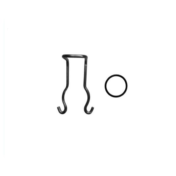 【お取り寄せ品※納期都度確認】モリタ製蓄圧10型消火器（MEA10Z・MEA10A・UVM10AL）専用の掛け金具です。※MEA10Z・MEA10A・UVM10ALにはフックに掛ける穴部分がございませんため、掛けて設置をご希望の場合はこちら...