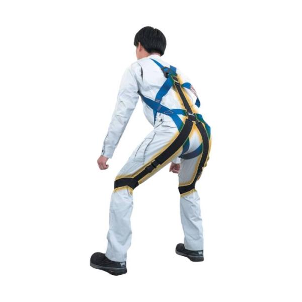 【お取り寄せ品■３〜５営業日出荷予定】※フルハーネスは別売りです。・東京理科大学から生まれたアシストスーツ・藤井電工社製 ツヨロンフルハーネスX型専用フリーサイズ: 適合身長150〜200cmフルハーネスに取り付けて現場のつらい姿勢をサポー...