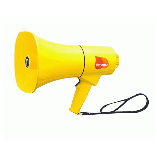 【メーカー直送品※３〜４営業日出荷予定】このメガホンは15W大出力軽量レイニーメガホンです。耐候性に優れたASA樹脂を採用して飛躍的に衝撃性能を強化。従来のメガホンより、落下しても割れにくいメガホンです。雨天時でも使える防噴流構造です。防水...