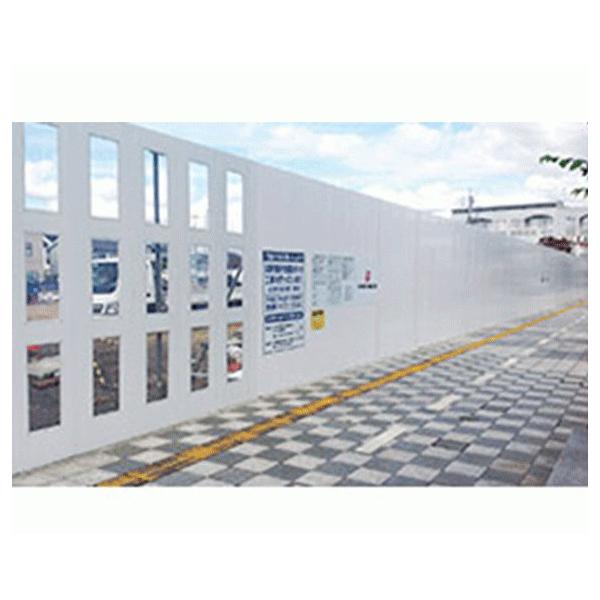 【メーカー直送品※納期都度確認】近隣配慮に最適工事現場の状況を歩行者や近隣住民から見えるようにすることができます。仕様：幅 600mm 高さ 2,000mm 重量5.8kg