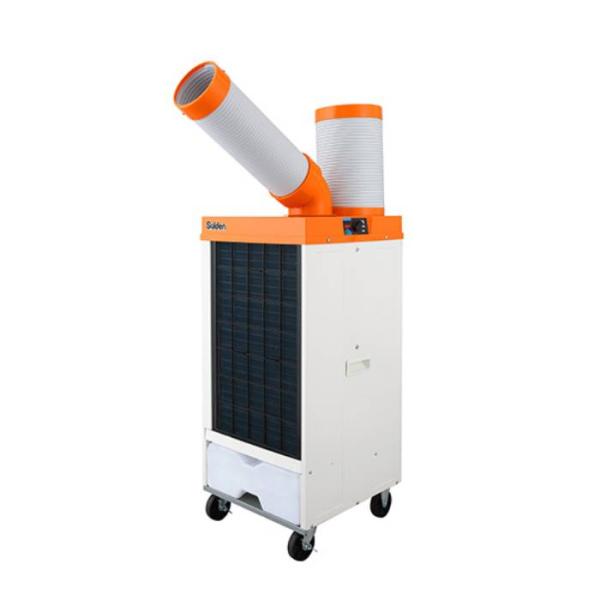 【代理店直送■１〜3営業日出荷予定】スイデン（Suiden）の冷房専用のスポットエアコン（スポットクーラー）です。洗練型クールスイファン１口スタンダードタイプです。電源は三相200Ｖで首振りなしです。(商品の特徴)・1口冷風タイプ・全閉式フ...