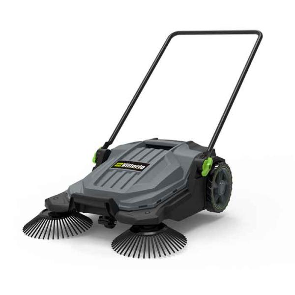 【お取り寄せ品■3〜5営業日出荷予定】歩行手押し式スイーパー・メインブラシ＆2つの回転ブラシで広範囲清掃可能・ダストホッパー容量20L・ハンドルを折りたたむ事で立てかけ収納可能・ブラシ交換可能製品情報型式 ZSP-20操作方法 歩行手押しダ...