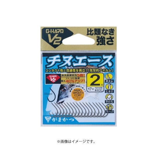 高強度・高硬度・耐摩耗性に優れた新素材「G-HARD　V2」搭載により、驚異の鈎先耐久性とフトコロ強度を備えたチヌエースは、磯や魚との度重なる接触や、鈎先が傷みやすい底を這わせる釣りにおいて鋭さが持続するのが最大の特徴。軽量で吸い込みやすい...