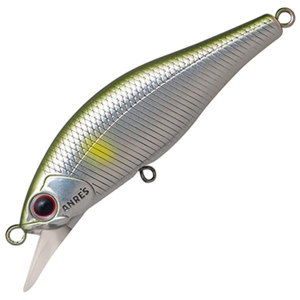 渓流から本流までをカバーする、フラットサイドトゥイッチングミノーアレキサンドラ AX-50HW全長:50mm自重:4.5gタイプ:シンキングフック:#8 シングルフック