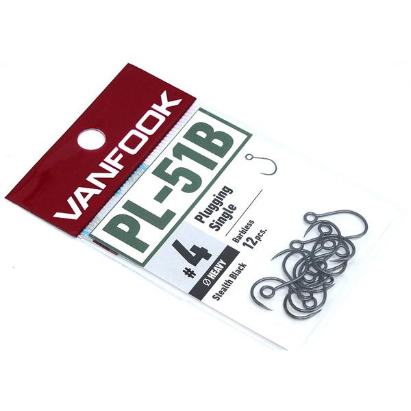 「PL-51B」はトレブルフックとの重量バランスの互換性を追求。シングルフックながら高ウェイトで、トレブルフックがついているネイティブ用ミノーからの交換でもアクションのバランスを崩すことがありません。また、太軸ながら鋭敏な針先を持ち、大型ト...