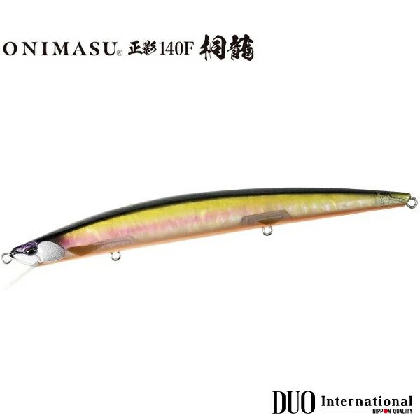 全長140mm自重13.5gフローティング日本のワイルドトラウトゲームに黎明期から挑み続ける正影雅樹氏。永年積み上げた膨大な経験は氏が求むルアーへの理想をも高めていった。そして今、追い求めた理想像が遂にデュオ「鬼鱒」により具現化される。AB...