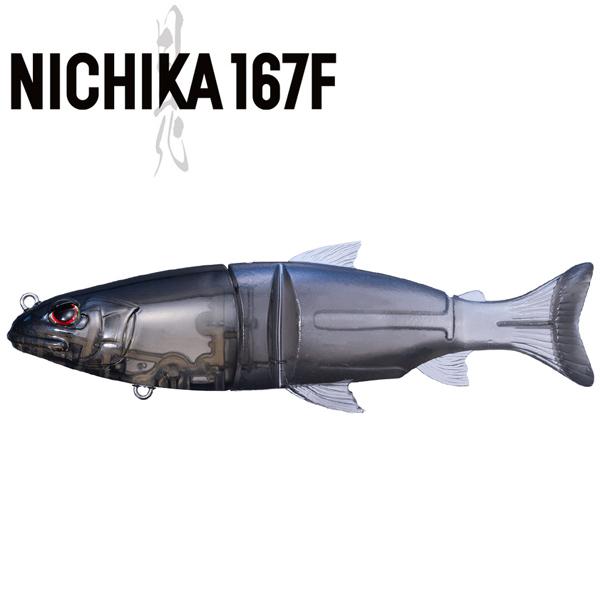 ニチカ167Fはハードマテリアルのヘッド部で浮き加減を簡単に調整することができ、極めて自然にソフトマテリアルのテール部のみが駆動。<br>デッドスローからファストまで幅広いリトリーブスピードに対応した、ナチュラルハイブリッドスイ...