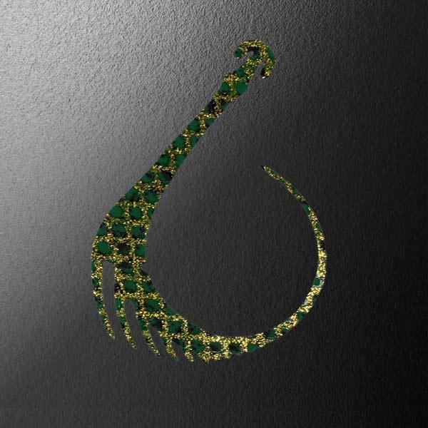 新形状ネクタイ”GIZA  BITE（ギザ　バイト）”<br>大人気バイトマーカーがネクタイとして登場！<br><br>【波動×リアルの融合　ボトム攻略ネクタイ】<br>魚のヒレのような繊細な...