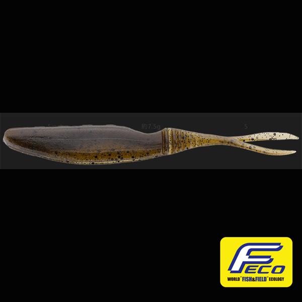 非低重心デザインが生み出す魅力的ロールアクション<br>腹部を大きく抉った非低重心デザインを採用。<br>ルアーが意図的に倒れ込みやすいバランスを生み出すことで、ミッドストローリング時に鋭くキレのあるロールアクション...