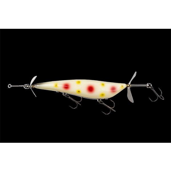 ”リッピング”完全対応<br><br>ジャークアクションで水しぶきを上げて魚に気づかせ、浮上させて喰わせるリッピングテクニックに高次元で対応。前後のプロップが奏でるサウンドはポッパーの甘いポップ音とは一味違う金属特有...