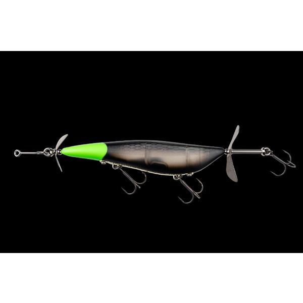 ”リッピング”完全対応<br><br>ジャークアクションで水しぶきを上げて魚に気づかせ、浮上させて喰わせるリッピングテクニックに高次元で対応。前後のプロップが奏でるサウンドはポッパーの甘いポップ音とは一味違う金属特有...