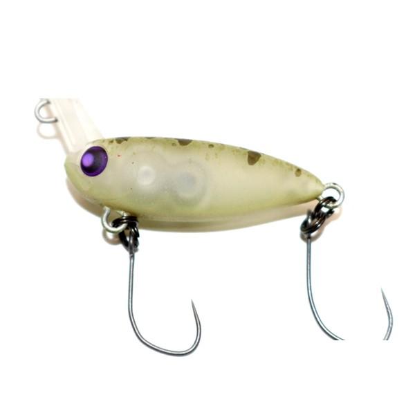 30mm 2.9g ラトルイン巻くと浮き上がり、止めれば沈む。スモールシルエット・ハイアピールの【ウッサ(XS)】が登場。エキストラシンキングタイプはガラスラトル内蔵のハイアピールモデルです。